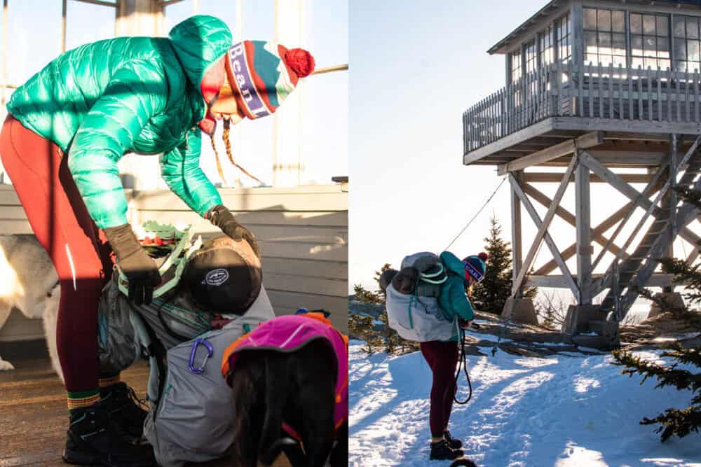 My Kearsarge Fire Tower Winter Overnight Trip
