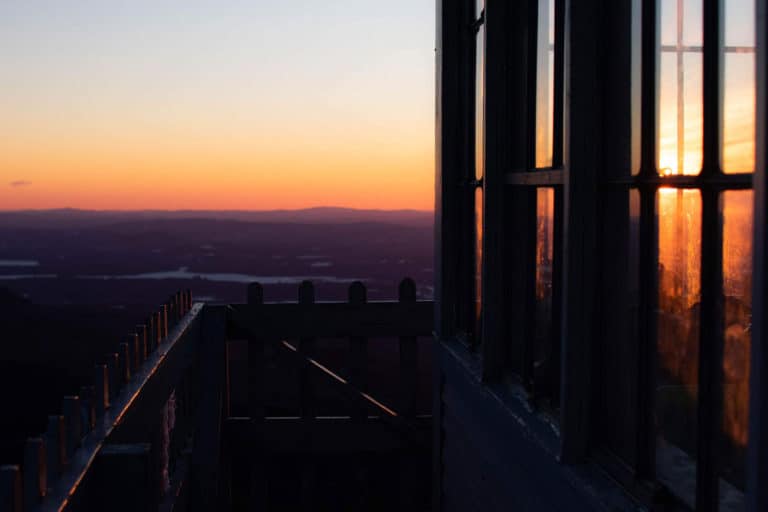 My Kearsarge Fire Tower Winter Overnight Trip