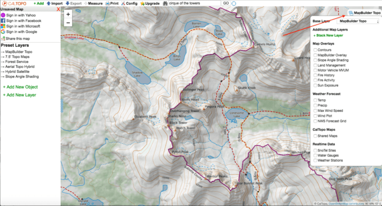 CalTopo - A Backcountry Mapping and Navigation Essential