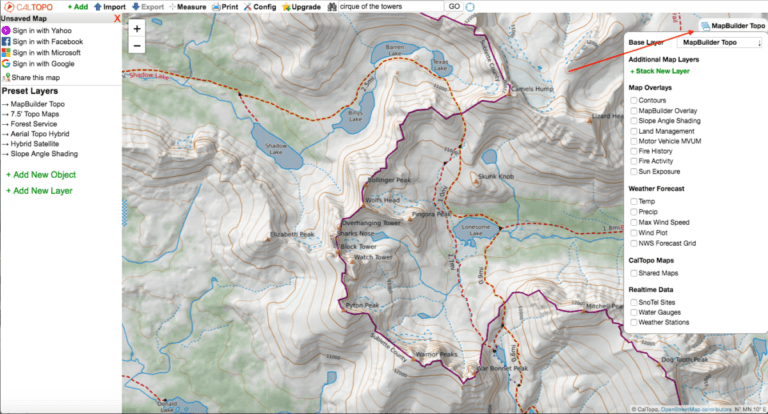 CalTopo - A Backcountry Mapping and Navigation Essential