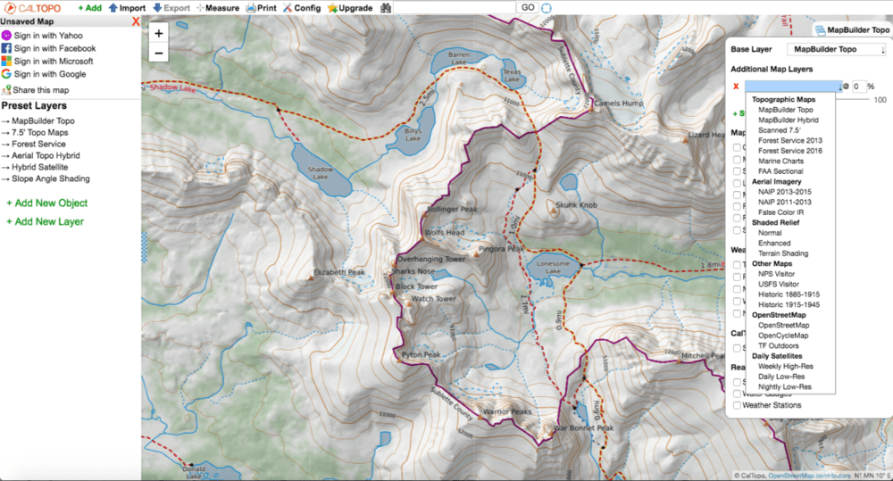 CalTopo - A Backcountry Mapping and Navigation Essential