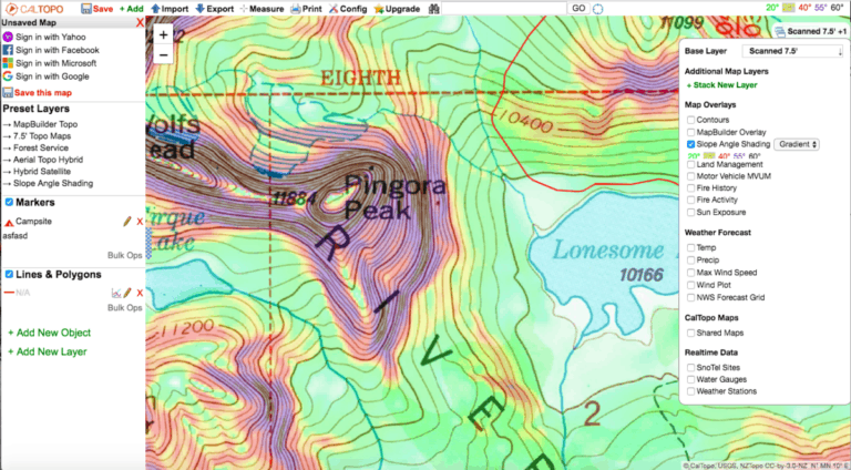 CalTopo - A Backcountry Mapping and Navigation Essential
