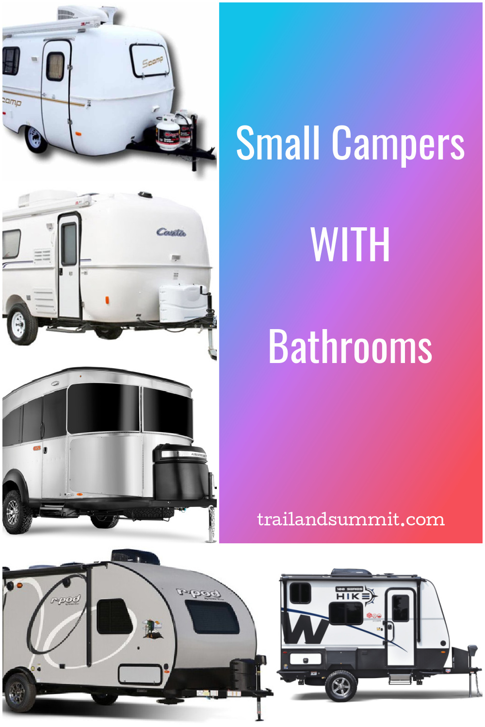 Small Camping Trailers with Bathrooms (7 compact favorites)