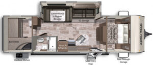 2 Bedroom Travel Trailers (10 Best Floor Plans)